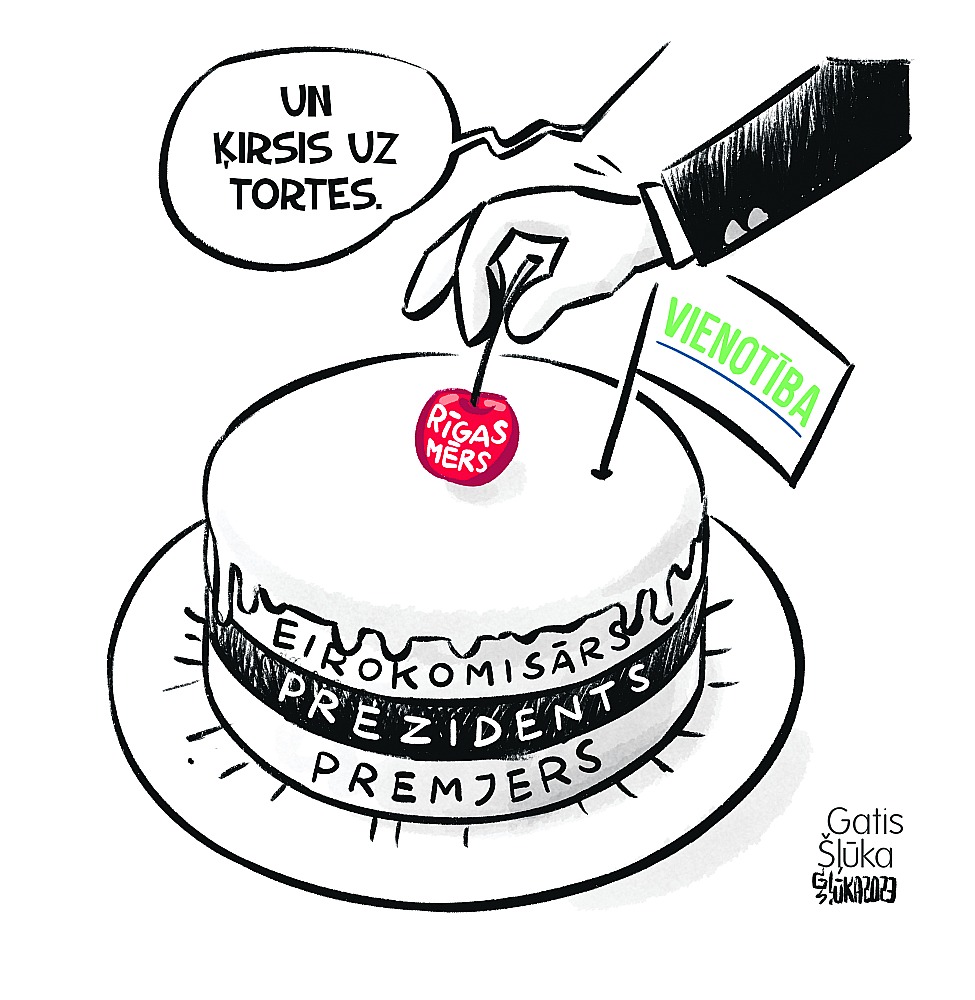 Zīmē Gatis Šļūka: Un ķirsis uz tortes
